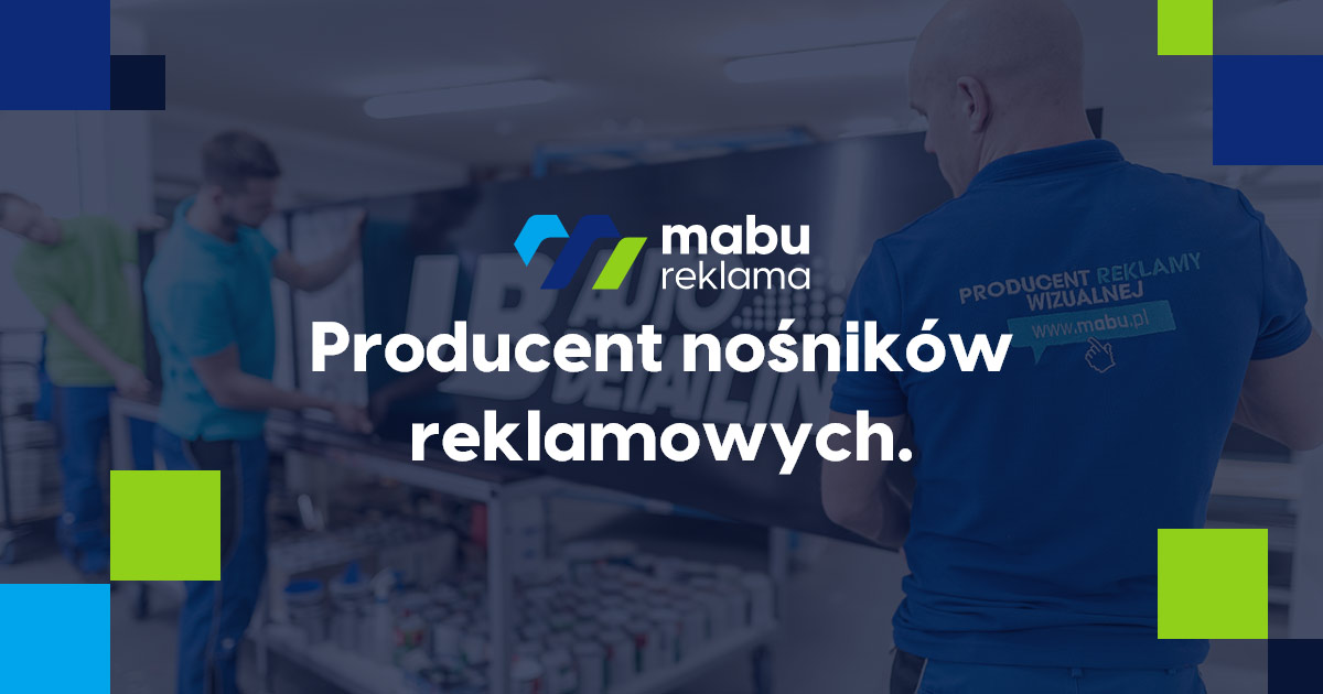 Podświetlane logo – Mabu Producent Reklamy